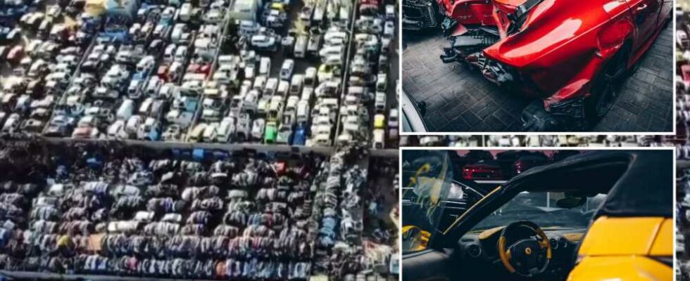 Inside ‘world’s biggest’ supercar graveyard where rich drivers too lazy ...