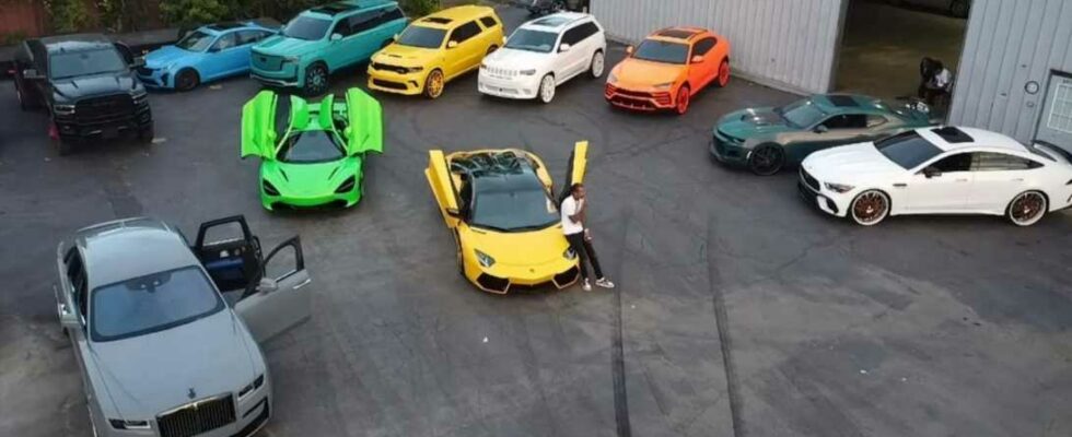 Inside the world’s most colourful private car collection worth £ ...