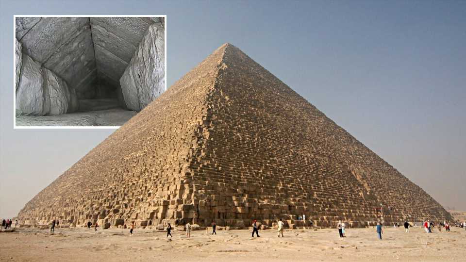 A secret 4,500-year-old chamber has been discovered inside the Great ...
